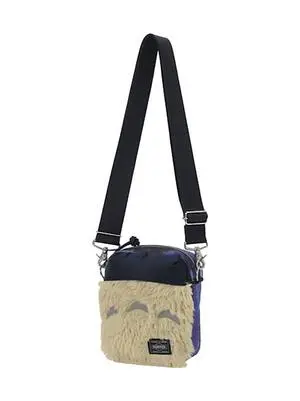 PORTER X My Neighbor Totoro Vertical Shoulder Bag - Navy Blue