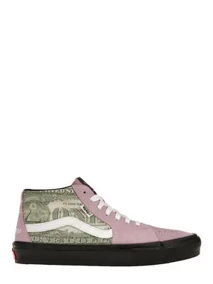 VANS Skate Grosso Mid Supreme Dollar Sneakers - Pink/black/green