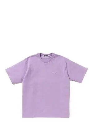 A BATHING APE Logo One Point Relaxed Fit Tee Shirt - Purple