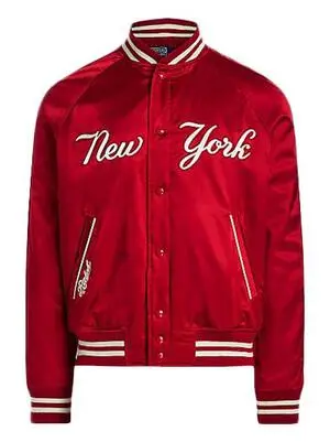 Polo Ralph Lauren Yankees Jacket - Ralph Red/aviator Navy Blue