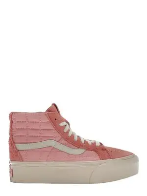 VANS Vault Sk8-hi Reissue Platform Lx Joe Freshgoods Chocolate Valley Resort - Coral Pink