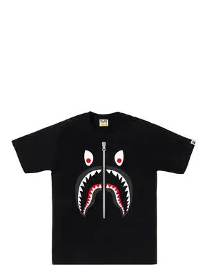 A BATHING APE Mad Shark Tee Shirt - Black
