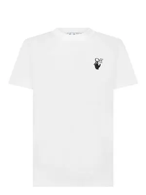 Off-White Slim Fit Marker Arrow T-shirt T-shirt - White Red