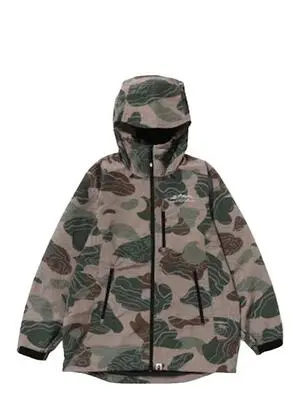 A BATHING APE Camo Shell Jacket - Beige