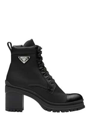 PRADA 55mm Laced Nylon Booties
