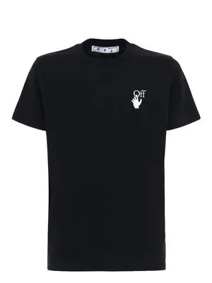 Off-White Slim Fit Marker Arrows T-shirt - Black Fuchsia