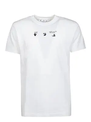 Off-White Offwhite Slim Fit Bolt Arrows T-shirt White Green