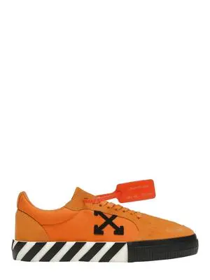 Off-White Vulcanized Low Top Sneakers - Orange/black