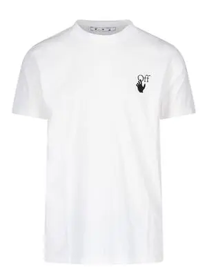 Off-White Off Slim Fit Caravaggio The Lute Player T-shirt - White