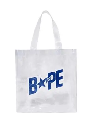 A BATHING APE Premium Tote Bag - Clear