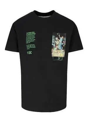 Off-White Slim Fit Pascal Painting T-shirt - Black