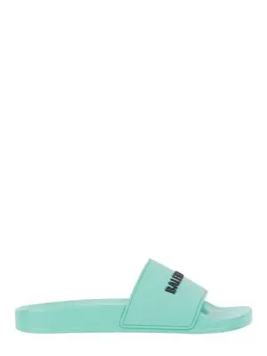 Balenciaga Pool Slide Light Green/black