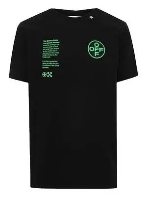 Off-White Slim Fit Arch Shapes T-shirt - Black/green