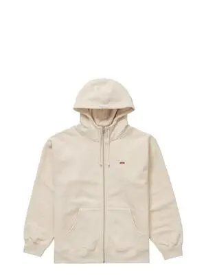 Supreme Small Box Facemask Zip Up Hooded Sweatshirt - Natural