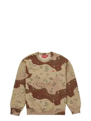 Supreme Small Box Crewneck Sweatshirt Chocolate Chip Camo