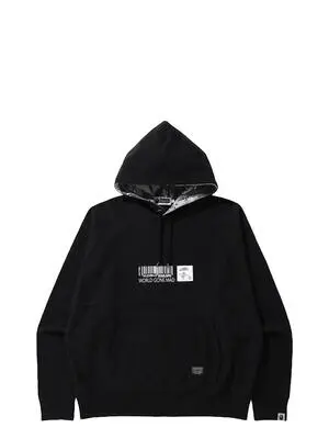 A BATHING APE Loose Fit Pullover Hoodie - Black