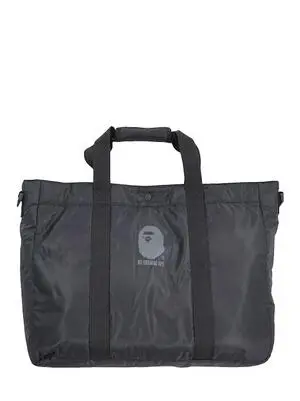 A BATHING APE Handheld Bag - Black