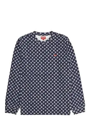 Supreme Small Box Long Sleeve Tee Shirt - Flowers