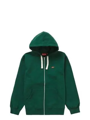 Supreme Small Box Zip Up Hooded Sweatshirt - Dark Green