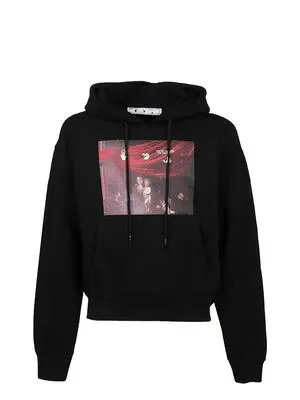 Off-White Spray Caravaggio Hoodie - Black