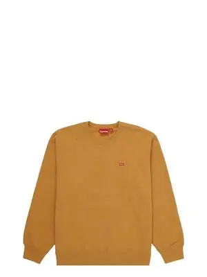 Supreme Small Box Crewneck Light Mustard