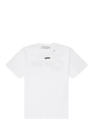 Off-White Off Slim Fit Wavy Line T-shirt - White/black