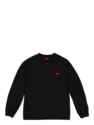 Supreme Small Box Long Sleeve Tee Shirt - Black