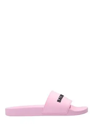 Balenciaga Pool Slides - Pink/black
