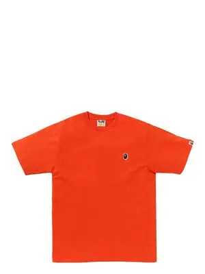 A BATHING APE Ape Head One Point Tee Shirt - Orange