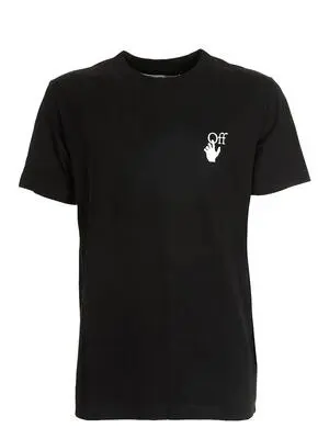 Off-White Slim Fit Cut Here Arrows T-shirt - Black