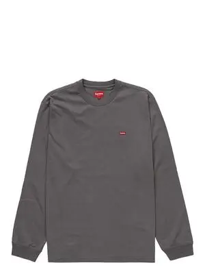 Supreme Small Box Long Sleeve Tee Shirt - Charcoal