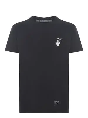 Off-White Slim Fit Caravaggio Saint Jerome Writing Arrows T-shirt - Black
