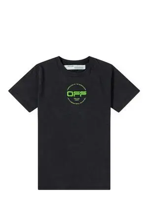 Off-White Slim Fit Hand T-shirt - Black