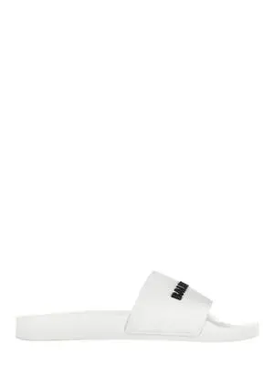 Balenciaga Pool Slide - White/black