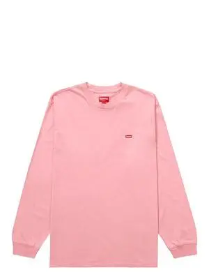 Supreme Small Box Long Sleeve Tee Shirt - Pink