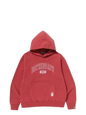 A BATHING APE Batihng Ape Relaxed Fit Pullover Hoodie - Red
