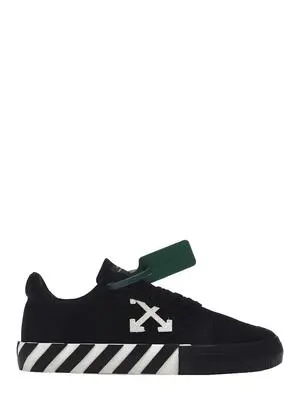 Off-White Vulc Low Canvas Sneakers - Black/white