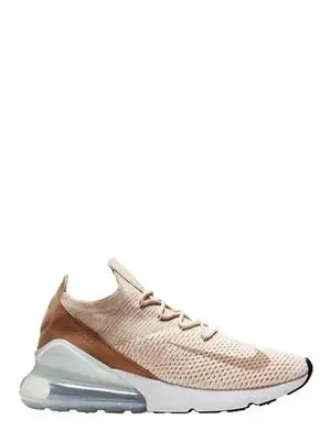 Nike Air Max 270 Flyknit Sneakers - Guava Ice/desert Dust/white