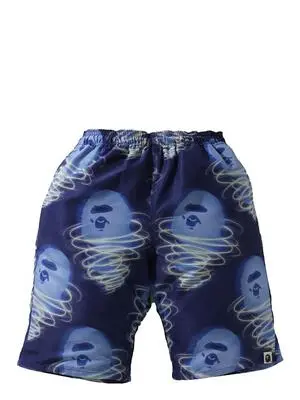 A BATHING APE Storm Track Shorts - Purple