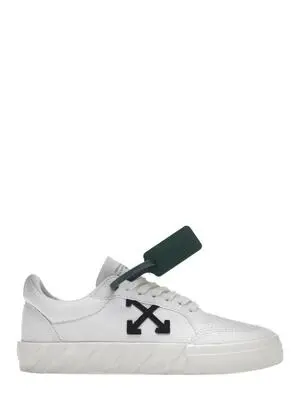 Off-White Vulc Low Canvas Sneakers - White/black