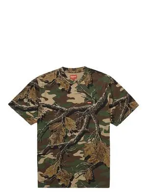 Supreme Small Box Tee Shirt (fw22) Branch Woodland Camo