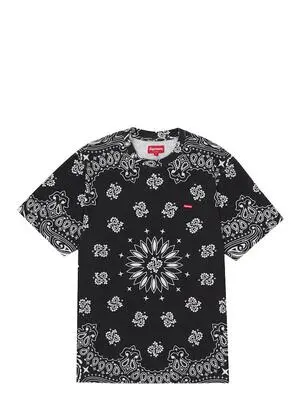 Supreme Small Box Tee Shirt - Black Bandana