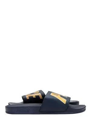 PALACE Sliderin Slides - Navy Blue/gold