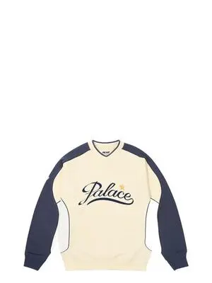 PALACE Star Script Crew - Soft White