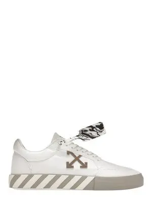 Off-White Off Vulc Low Eco Canvas Sneakers - White/grey