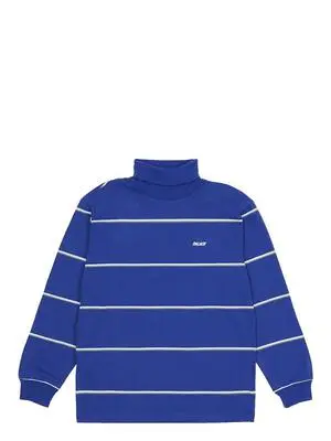 PALACE Striped Turtleneck - Blue