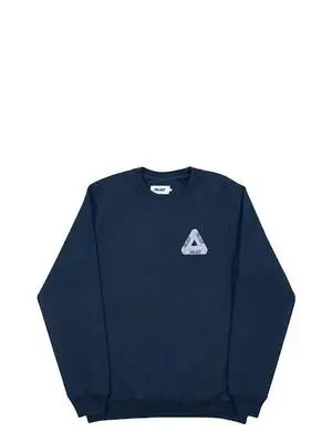 PALACE Slub Crew - Navy Blue