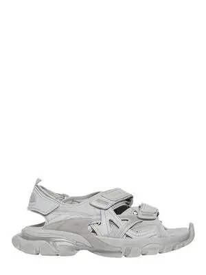 Balenciaga Track Sandal With Clear Sole Gray