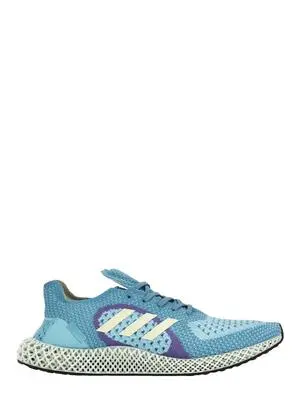 Adidas Zx Runner 4d Aqua Sneakers - Light Aqua/yellow Tint/purple