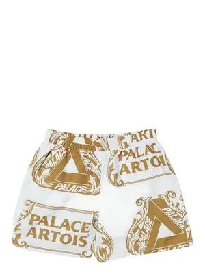 PALACE Stella Artois Swim Short - White/gold